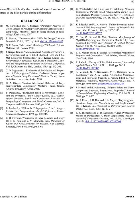 Computational Approach To Modelling Fracture Behaviour Of Polypropylenetalc Composites
