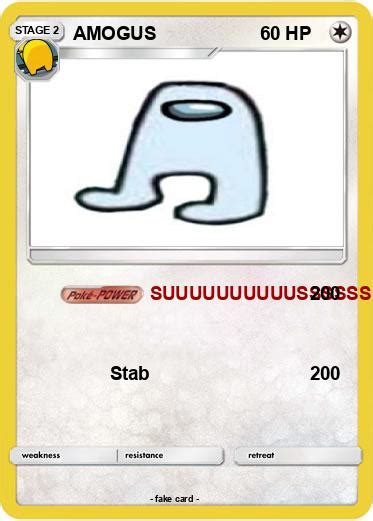 Pokémon Amogus 549 549 Suuuuuuuuuussssss My Pokemon Card