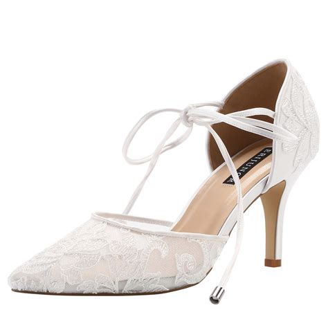 Wedding Shoes Ivory Closed Toe