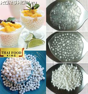 Тапиоковый крахмал (крупные шарики) Thai Food King (Тай Фуд Кинг ...