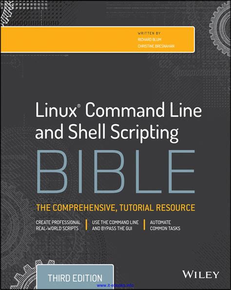 linux command line and shell scripting bible 3rd edition pdf ebook