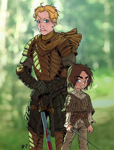 Brienne Of Tarth And Arya Stark By Urz Rulez On Deviantart