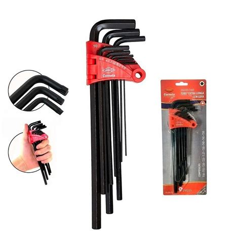 Jogo De Chave Torx Longa Guia T T Jg Pc Shopee Brasil