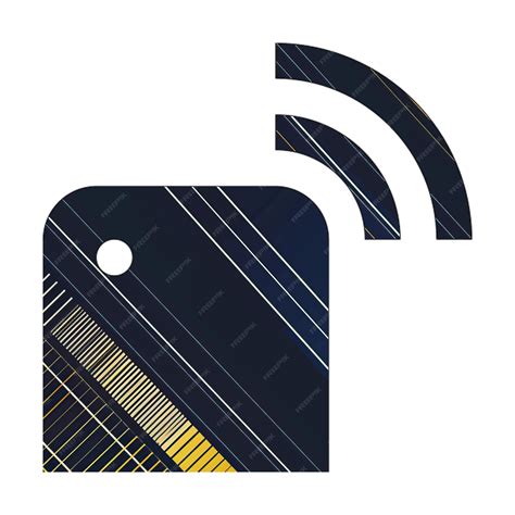 Premium Photo Image Icons Sensor On Diagonal Background Yellow Dark