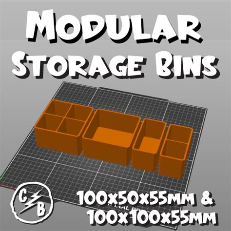 Free Stl File Modular Parts Storage 🧰 ・model To Download And 3d Print・cults