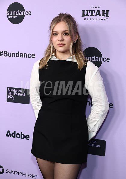 Maisy Stella Attends The My Old Ass Premiere During The 2024 Sundance