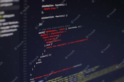 Premium Photo Programming Code On Computer Screen Software Development Writing Program Code