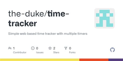 Github The Duke Time Tracker Simple Web Based Time Tracker With Multiple Timers