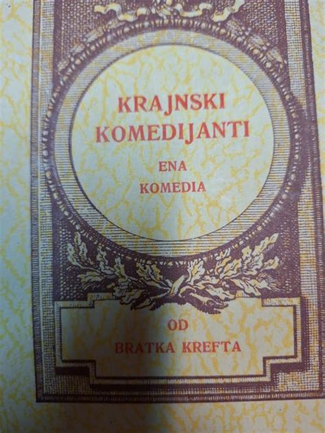 Bratko Kreft Krajnski Komedijanti