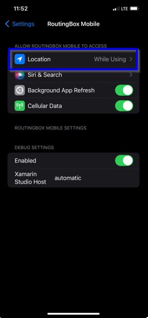 How To Change RoutingBox Mobile Location Settings