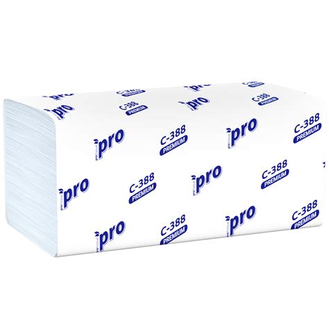 Полотенца бумажные листовые Protissue С388 Профессиональная санитарно гигиеническая продукция