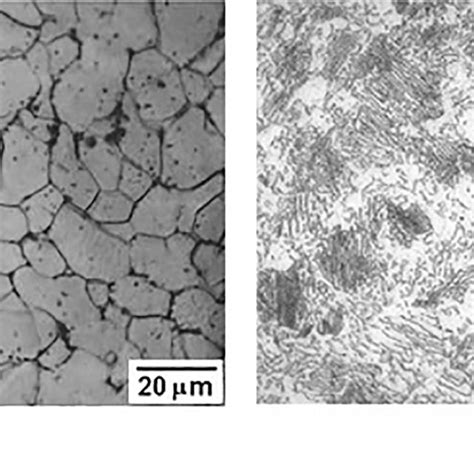 Microstructure Of A Sae 1006 And B Sae 1070 Download Scientific Diagram