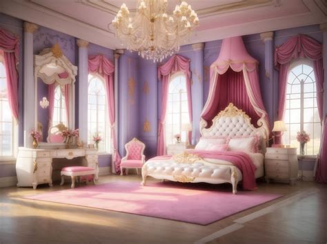 Premium Photo Princess Bedroom In Royal House