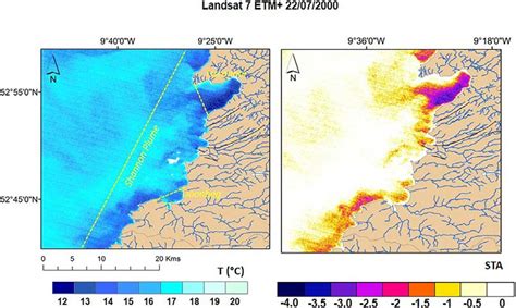13 Spatial Distribution Of Sea Surface Temperatures °c Left And