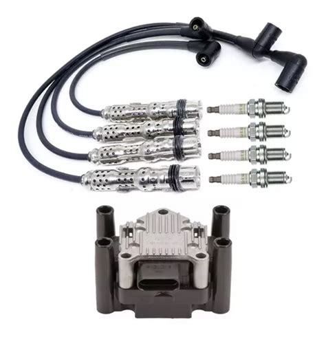 Kit Cables Y Bujias Ngk Bobina Bosch Gol Trend Fox Suran