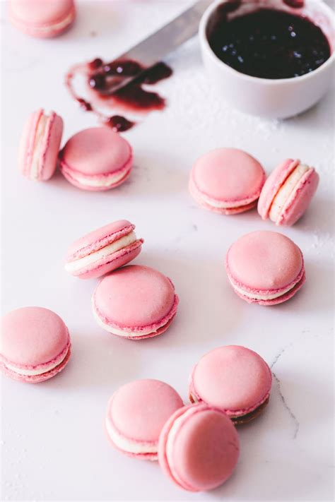 How To Make Perfect Raspberry White Chocolate Macarons The Kate Tin