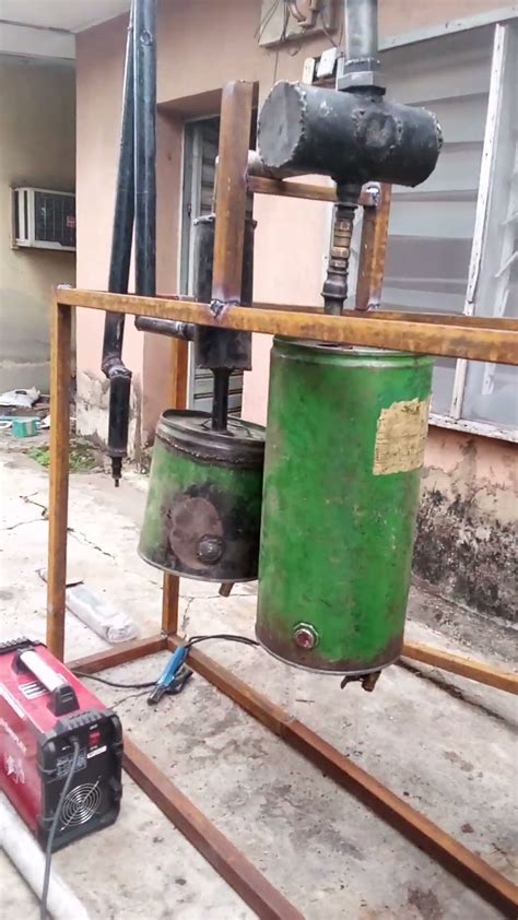 Diy Pyrolysis Machine Firbrication Youtube