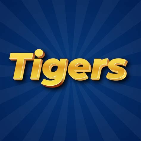 Tigers Text Images Free Download On Freepik