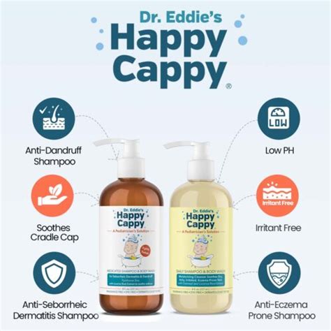 Happy Cappy Shampoo For Cradle Cap Eczema And Dandruff