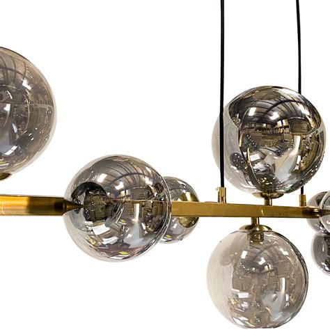 Jupiter 15 Light Pendant Gold Smoke