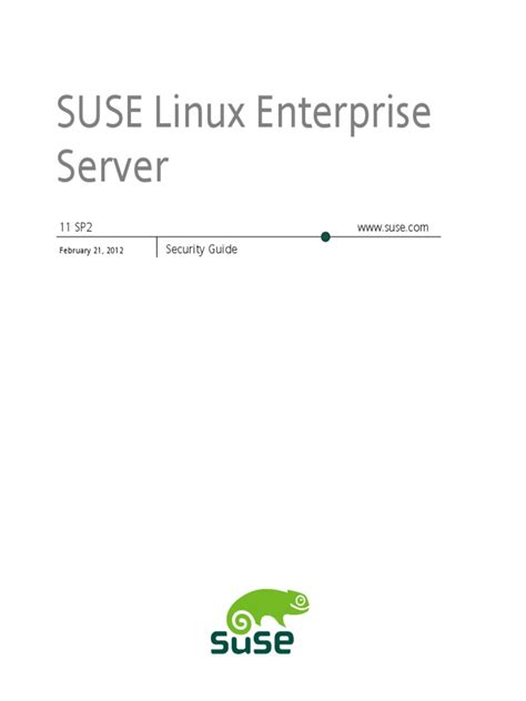 Suse Linux Enterprise Server Security Guide Pdf Secure Shell