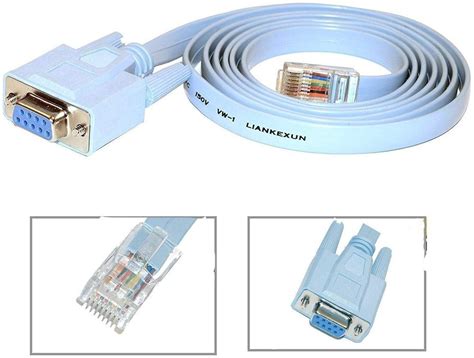 Pin DB Serial RS To RJ Cat Ethernet Console Cable At Piece DB Serial Cable In