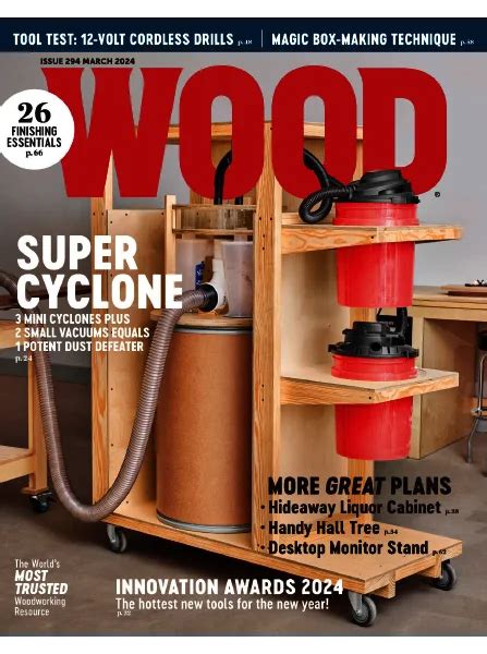 Wood Magazine Issue 294 March 2024 Free Magazines PDF