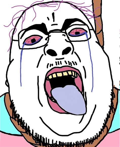 Soybooru Post 22831 Angry Fat Glasses Open Mouth Soyjak Tranny
