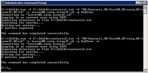 Comparing Csvde Exe And Ldifde Exe For Managing Active Directory