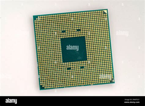 Personal Computer Processor Close Up Shot CPU Stock Photo Alamy