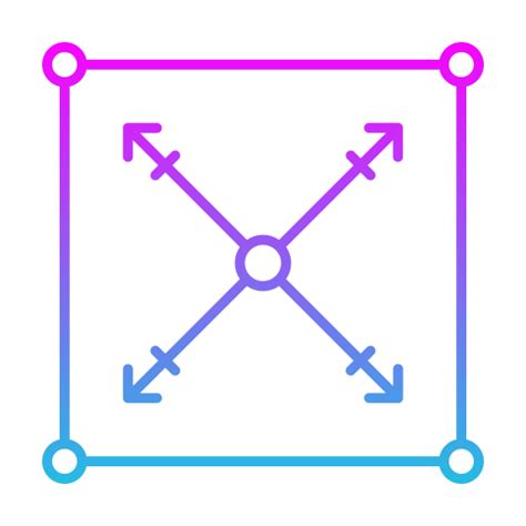 Square Generic Gradient Outline Icon
