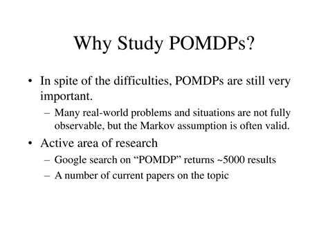 Ppt What Are Partially Observable Markov Decision Processes Powerpoint Presentation Id 3412734