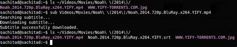 Github Sachitadpysub Python Script To Download Subtitle For Movies