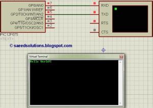 Arduino Pic F Software Uart With Interrupts Proteus Sim