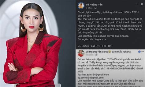 Hacker Cũ Tấn Công Facebook Võ Hoàng Yến Sau 4 Năm Bị Chê Còn Non Lắm