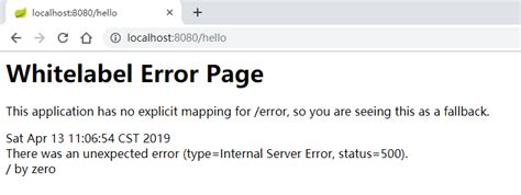 Spring Boot 中关于自定义异常处理的套路！ 江南一点雨