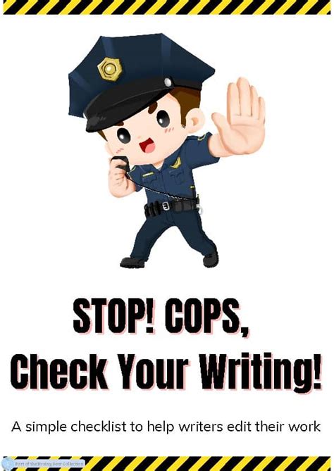 The Cops Writing Strategy Tool By Calie Jo Abear Tpt