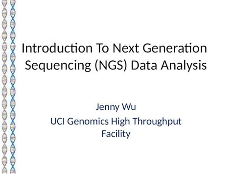 pptx introduction to next generation sequencing ngs data analysis