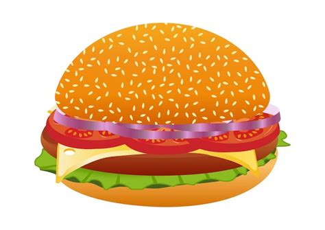 Premium Vector Burger Vector
