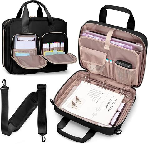 3 Ring Zipper Binder Moko 2 Inch Zipper Binder 500 Sheet Multi Pocket