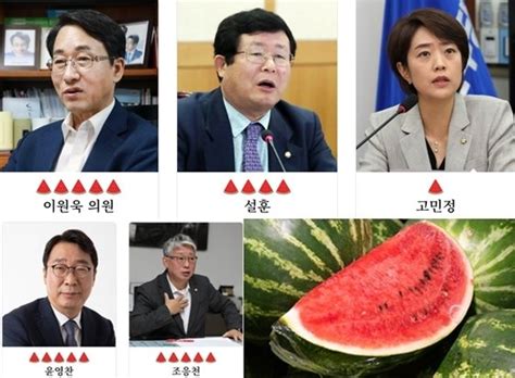 수박당도 5점 만점 이원욱 홍위병이냐 순도 100 이재명당 만들겠다니 파이낸셜뉴스