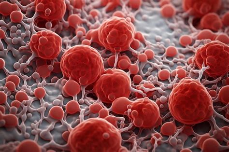 Premium Photo Electron Microscopy Cells Of Liver By Generative Ai