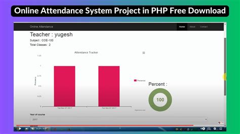 Online Attendance System In Php Mysql Projectworlds
