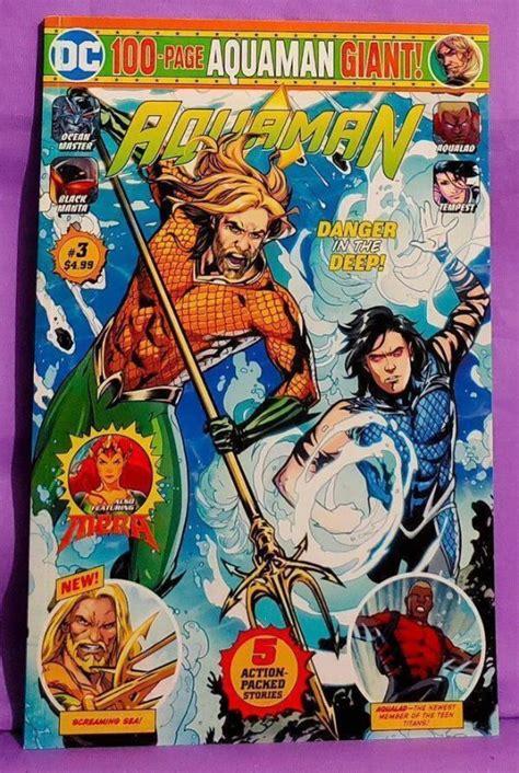Aquaman Giant 3 Direct Market Exclusive Mera Aqualad Teen Titans Dc