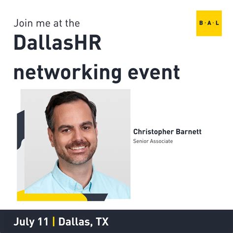 Chris Barnett On Linkedin Dallashr Hr Networking Fordsgarage Onebal