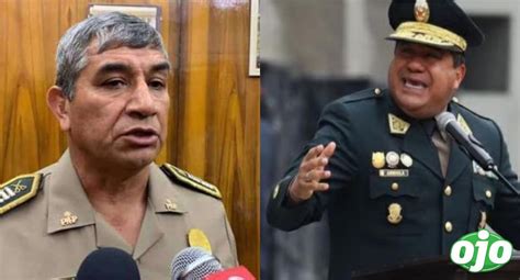 Óscar Arriola y Víctor Zanabria fueron ascendidos a teniente general de