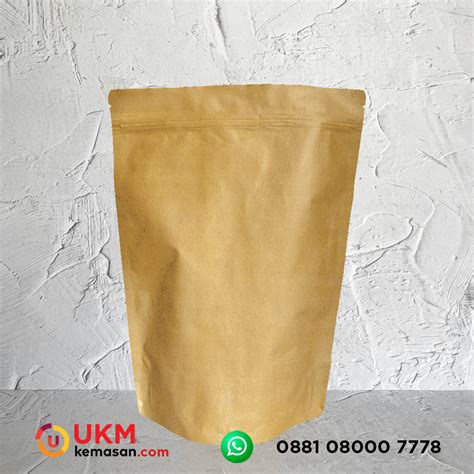 Standing Pouch ECO Alumunium Kemasan Standing Pouch ECO Alumunium Zipper X Cm UKM