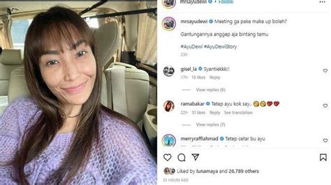 Wajah Ayu Dewi Tanpa Makeup Jadi Sorotan Id
