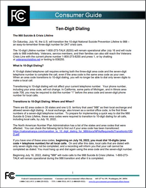 Fcc Ten Digit Dialing Guide Mlconnect Ticketing System