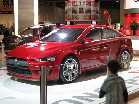 08 Lancer And Ralliart Concept X Body Kit Evolutionm Mitsubishi